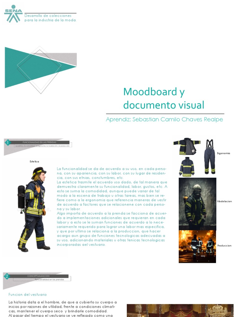 Evidencia GA1-290601216-AA2-EV02. Bocetos Incluye Moodboard y Documento ...