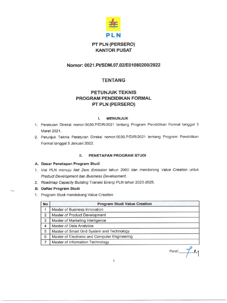 Petunjuk Teknis PTB 2022 | PDF