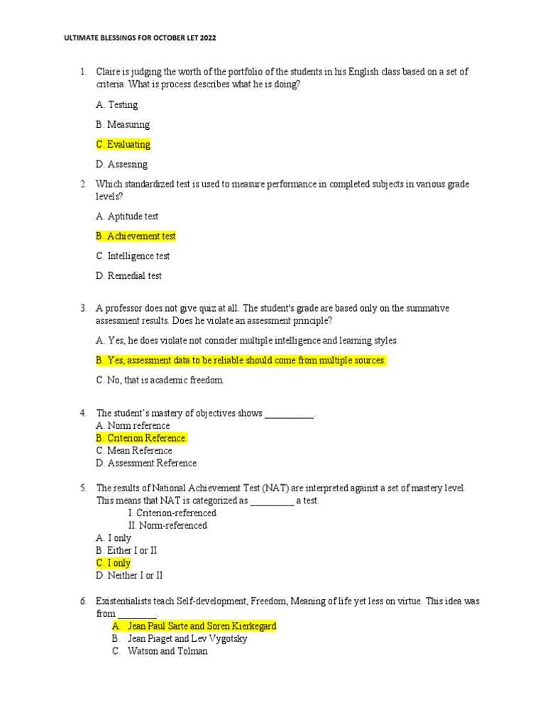 Profed 2 | PDF | Educational Assessment | Learning