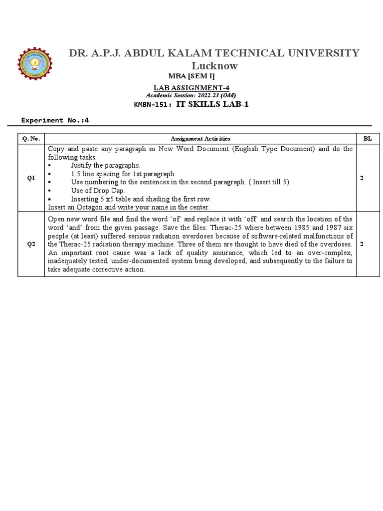 Mba La4 KMBN-151 | PDF