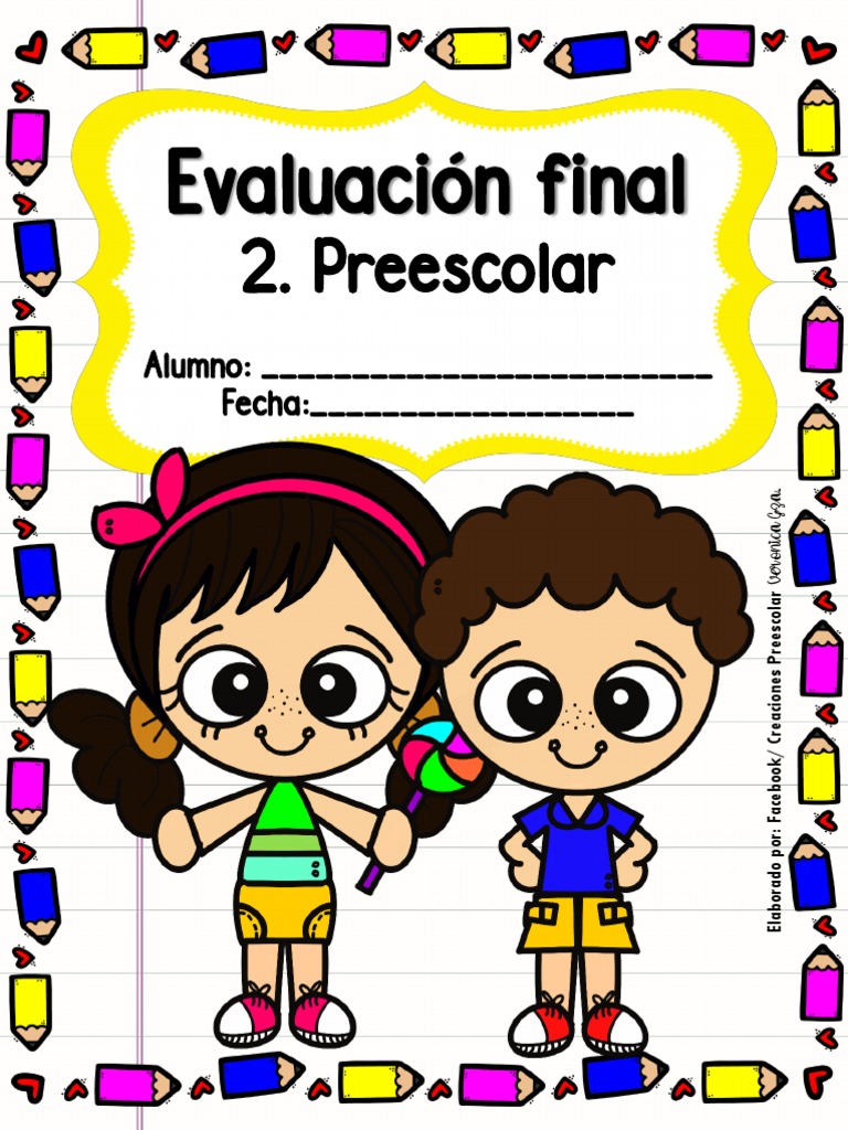 Examen Segundo Preescolar Pdf Pdf Educación De La Primera Infancia