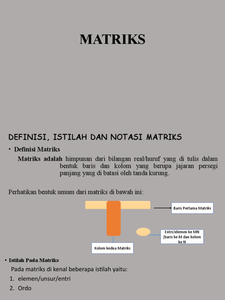 MATRIKS | PDF