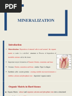 Mineralization | PDF | Bone | Dentin