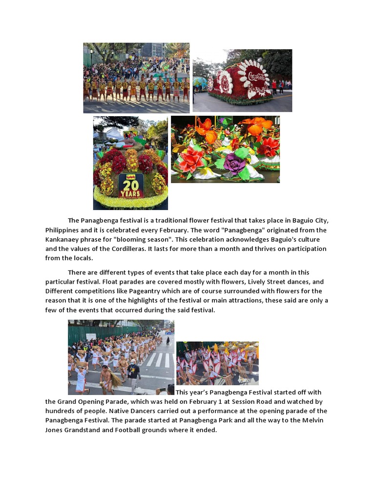 Panagbenga Festival | PDF | Entertainment Events