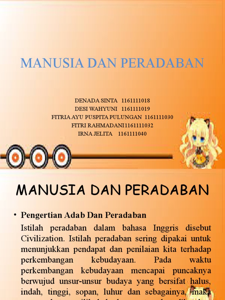Manusia Dan Peradaban | PDF