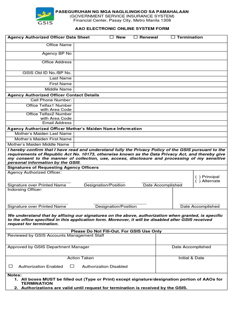 AAO Electronic Online System Form - 18mar2021-1 | PDF | Computing | Privacy