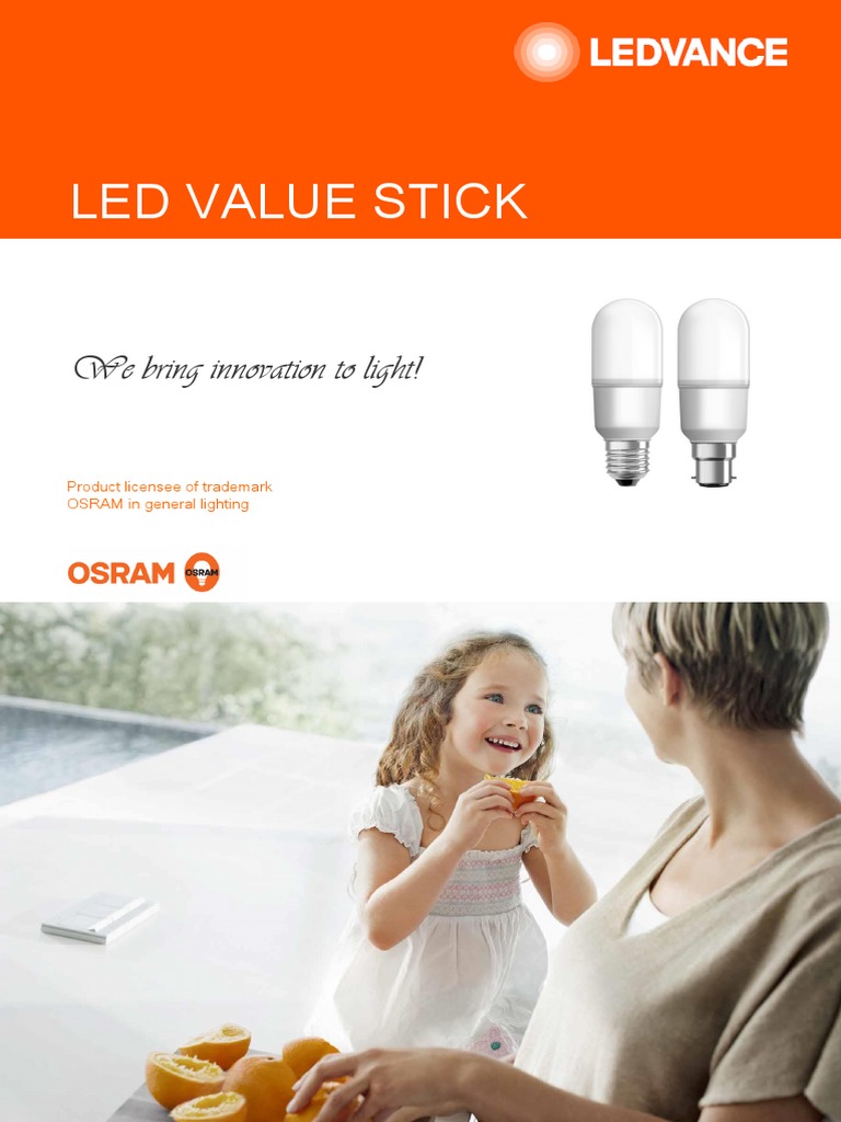 Osram LED Value Stick Datasheet | PDF | Light Emitting Diode | Lighting
