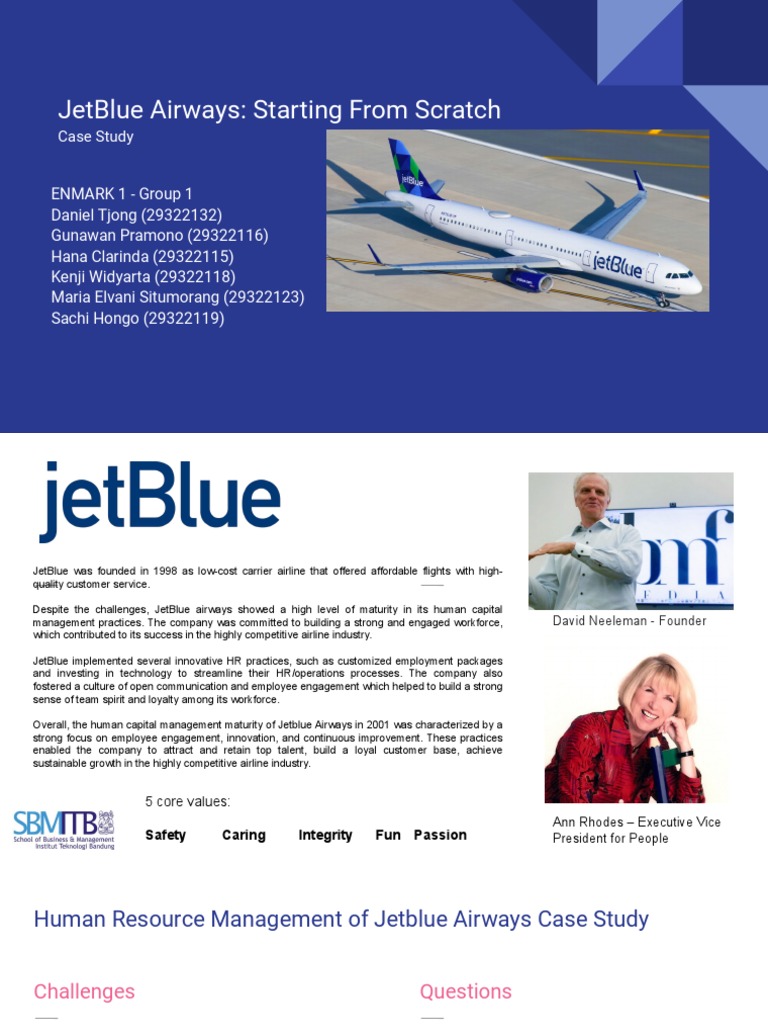 JetBlue Case - Group 1 - 14032022 | PDF | Human Resource Management | Employment