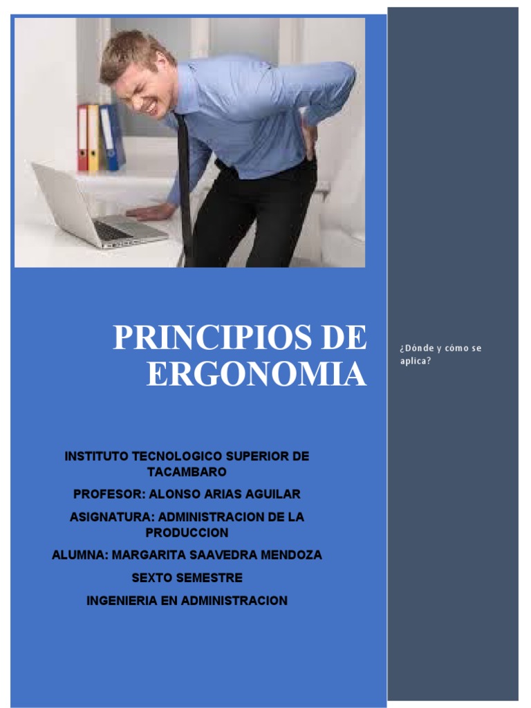 Principios de Ergonomia | PDF | Factores humanos y ergonomía | Business