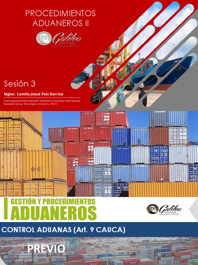 Sesi N 3 Proceso de Despacho Aduanero | PDF | aduana | Arancel