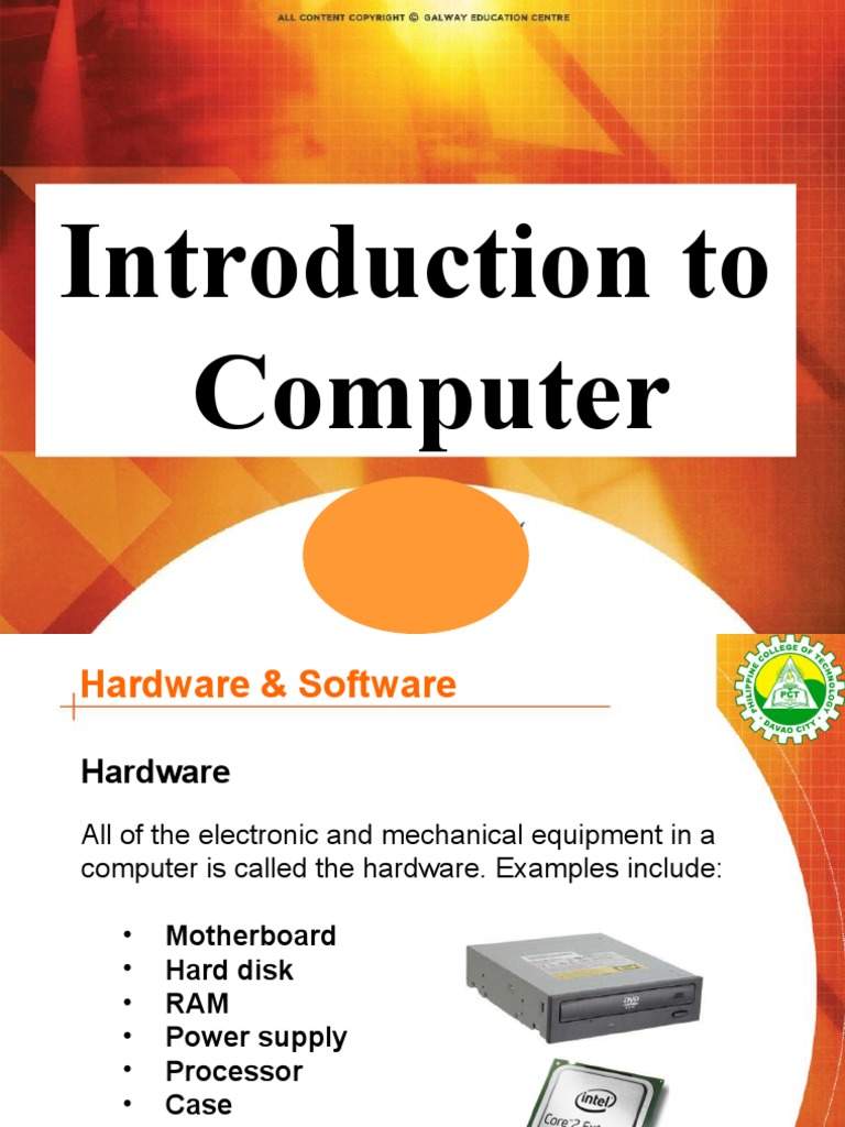 Computer Hardware and Software Overview | PDF | Compact Disc | Computer ...