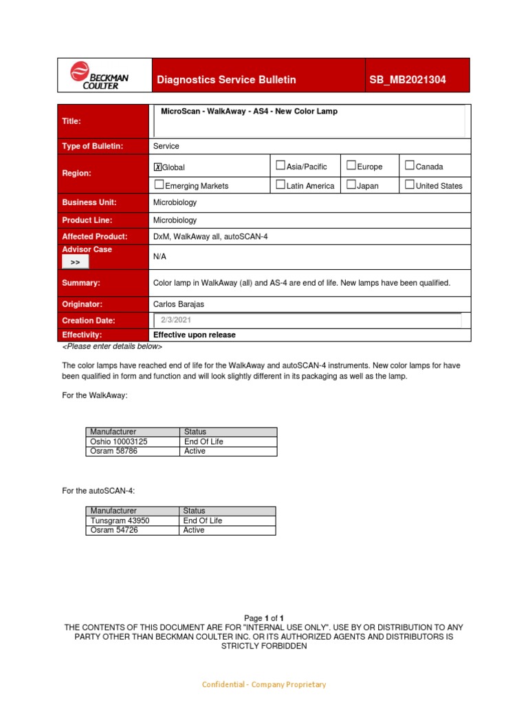 SB - MB2021304 - MicroScan - WalkAway - AS4 - New Color Lamp | PDF