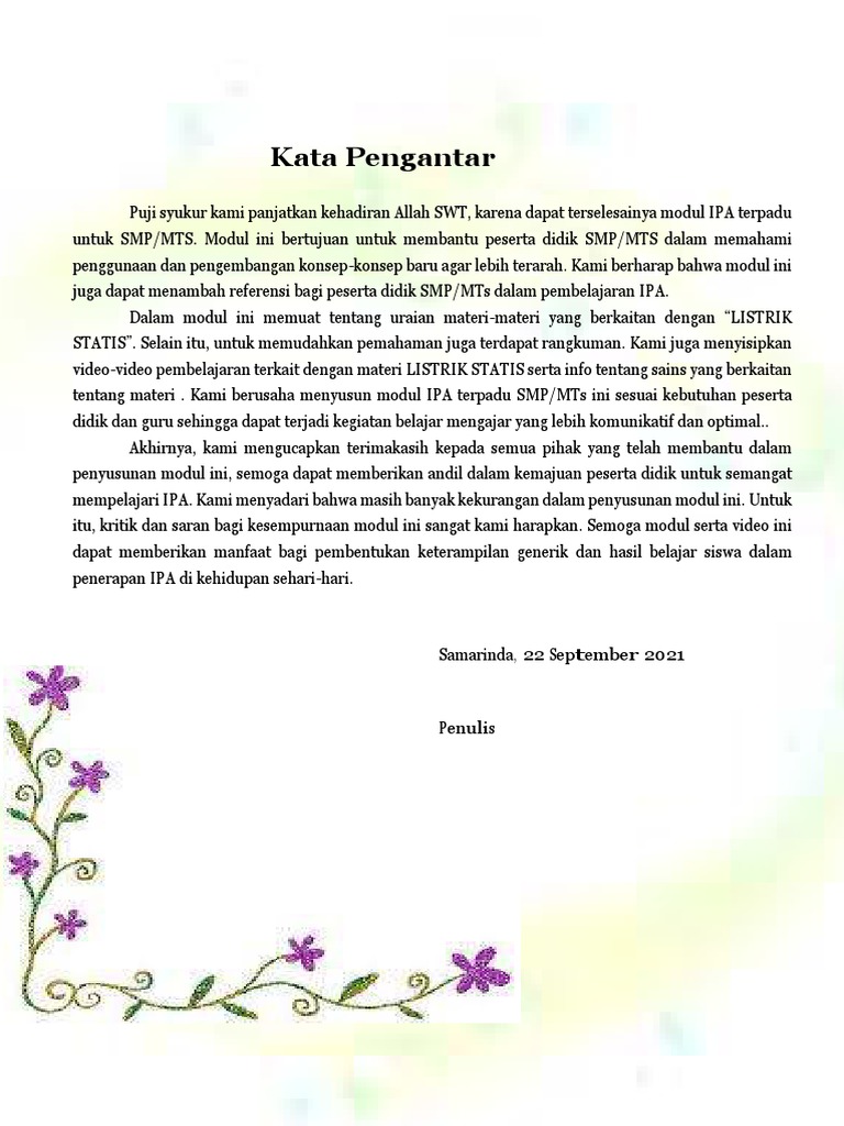 Modul IPA: Listrik Statis SMP | PDF