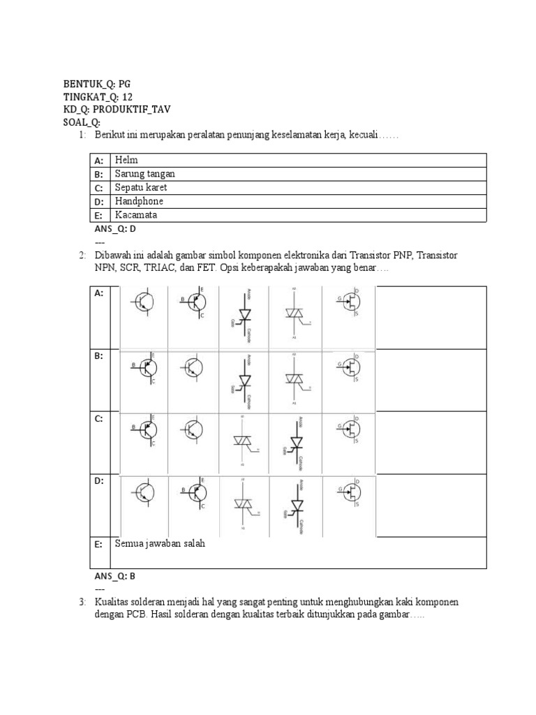Soal Tav | PDF
