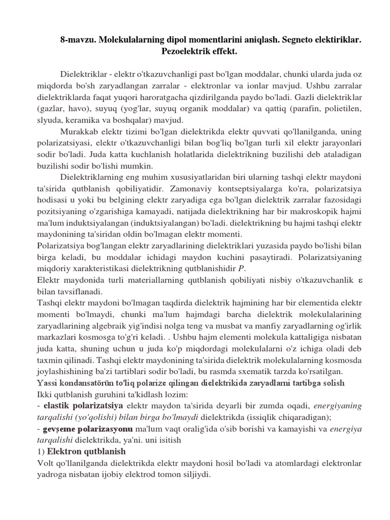 Yari O't Fiz-8 | PDF