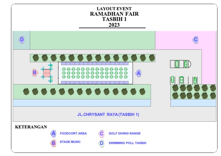 A.03.1 Denah Event Layout | PDF