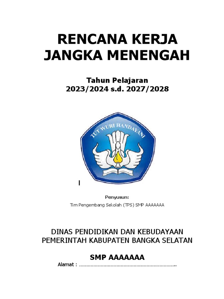 Rancangan RKJM SMP 2023-2027 | PDF