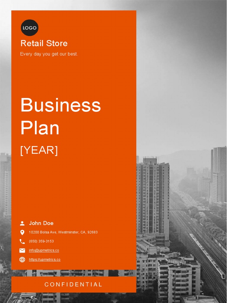 Retail Business Plan with Upmetrics | PDF | Startup Company | Small ...
