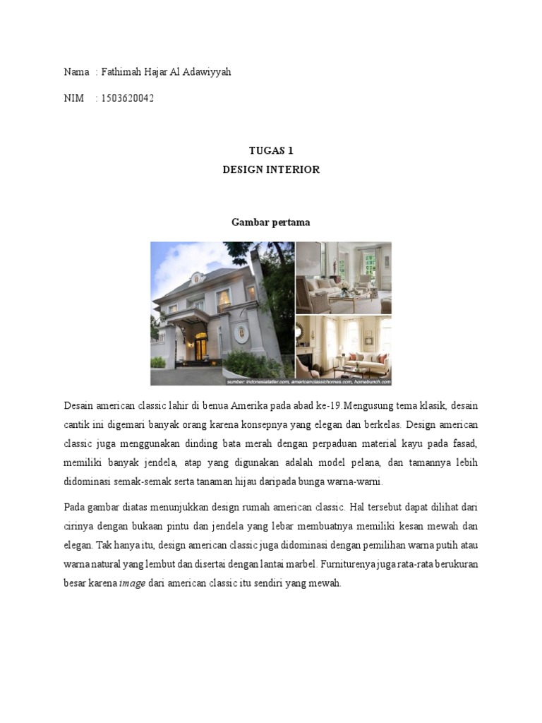 Fathimah Hajar - Design Interior | PDF