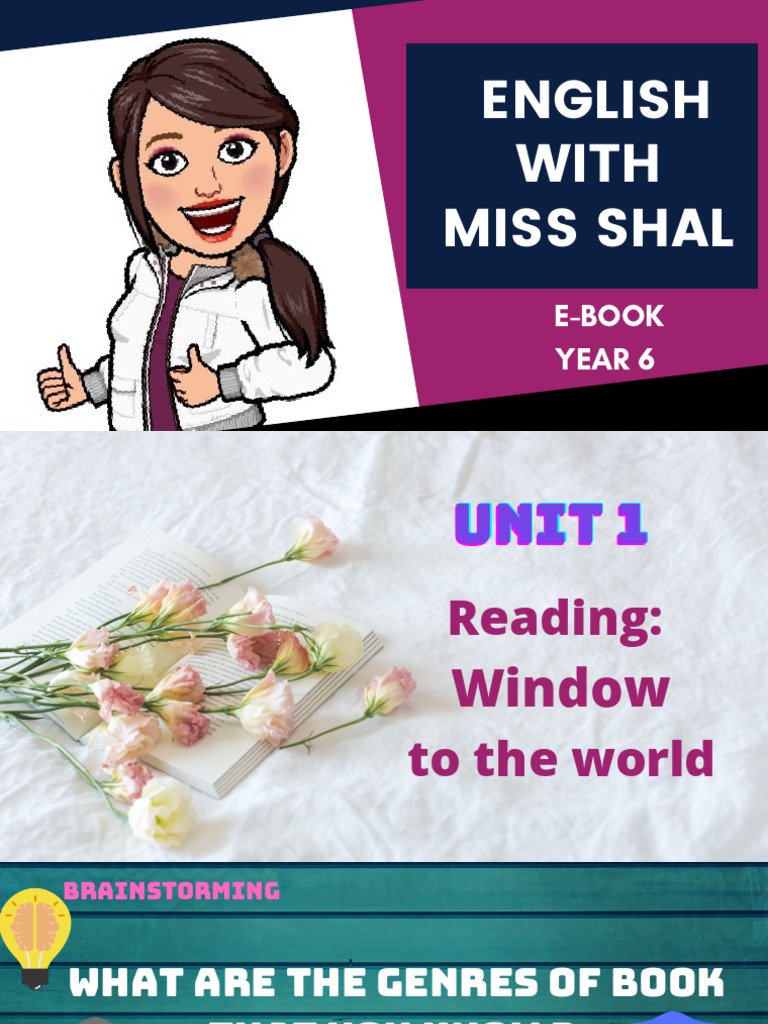 English With Miss Shal E - Book 1 | PDF | Linguistics | Cognitive Science