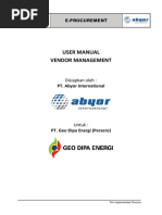 PT PLN Nps - Vms SCM - Vendor | PDF