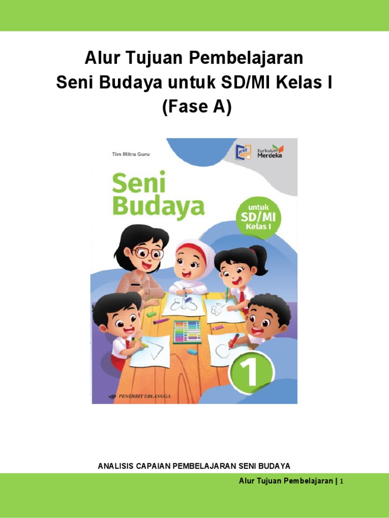 Kelas 1 ATP - Seni Budaya FASE B | PDF