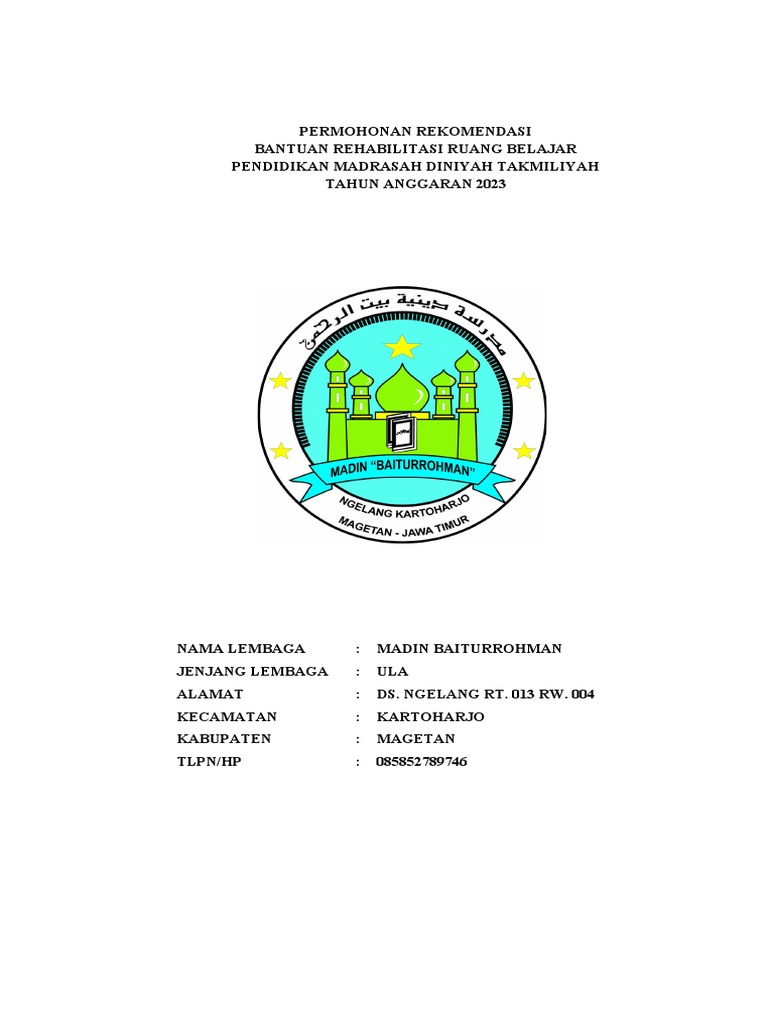 Rangkap 2 Cover Bop TPQ | PDF