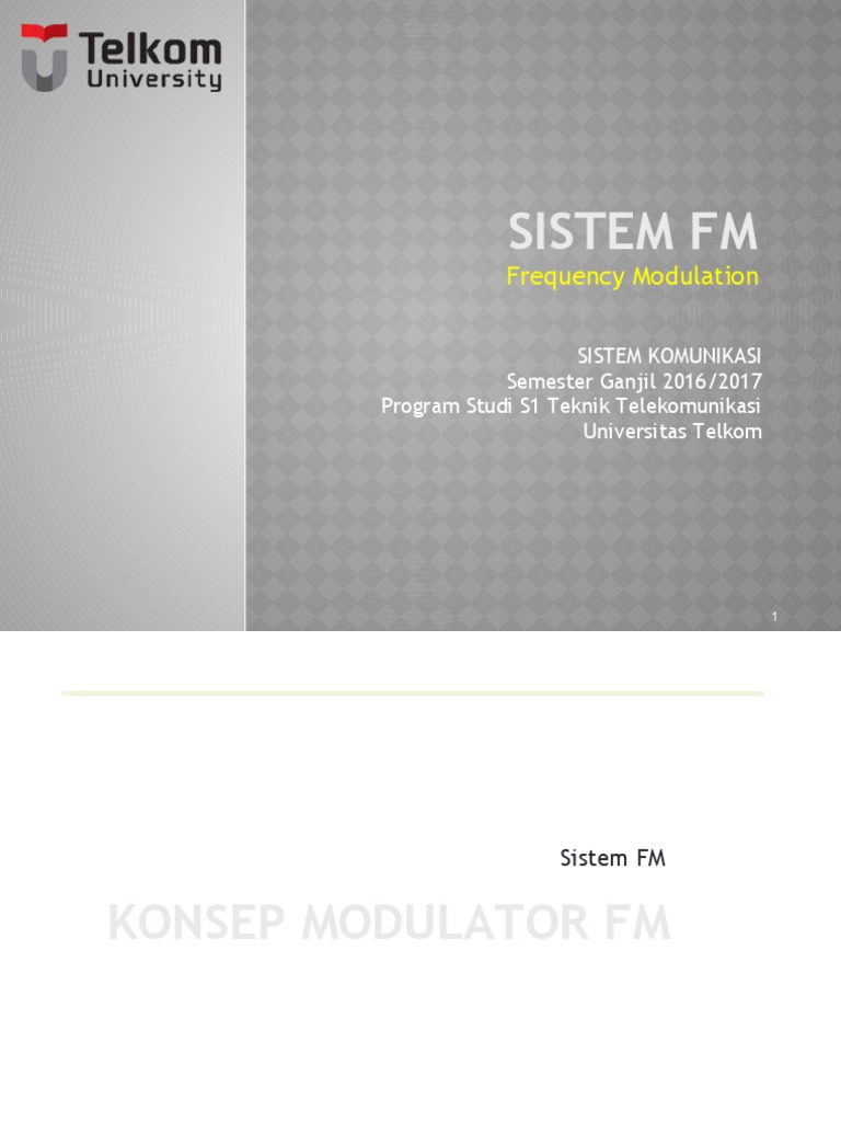 Sistem FM | PDF