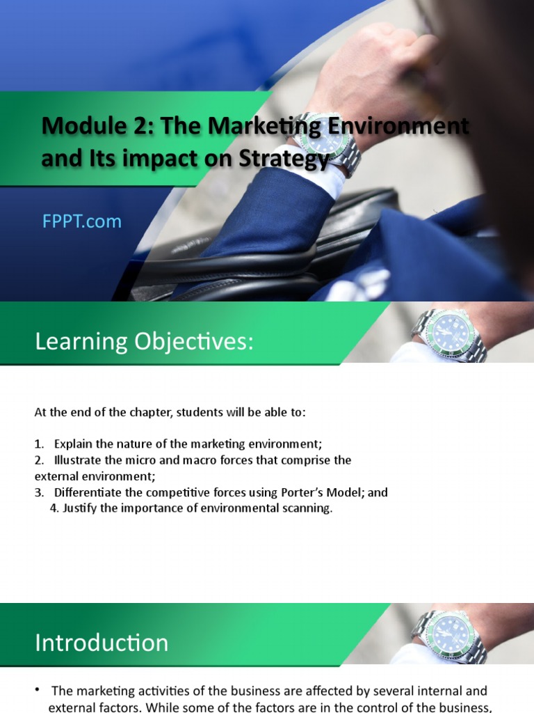 Understanding the Marketing Environment | PDF | Marketing | Macroeconomics