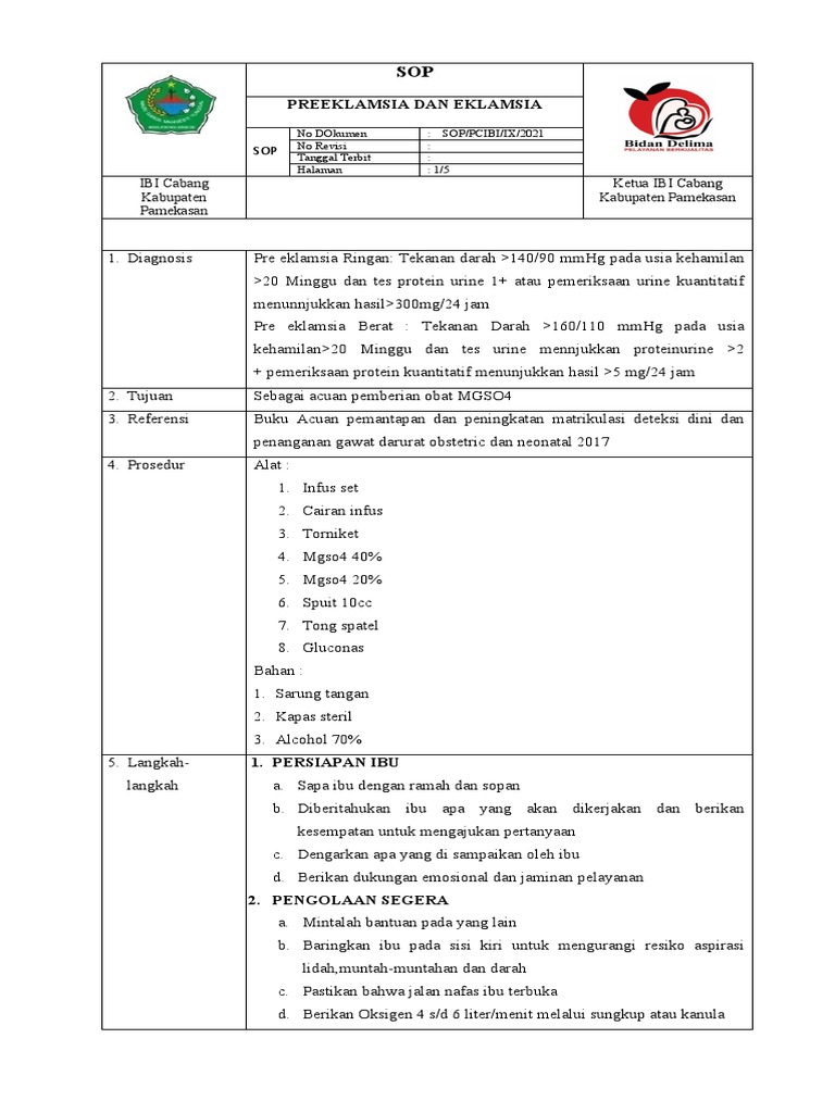 pre eklamsia dan eklamsi | PDF