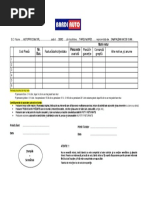 Fisa Retur Marfa | PDF