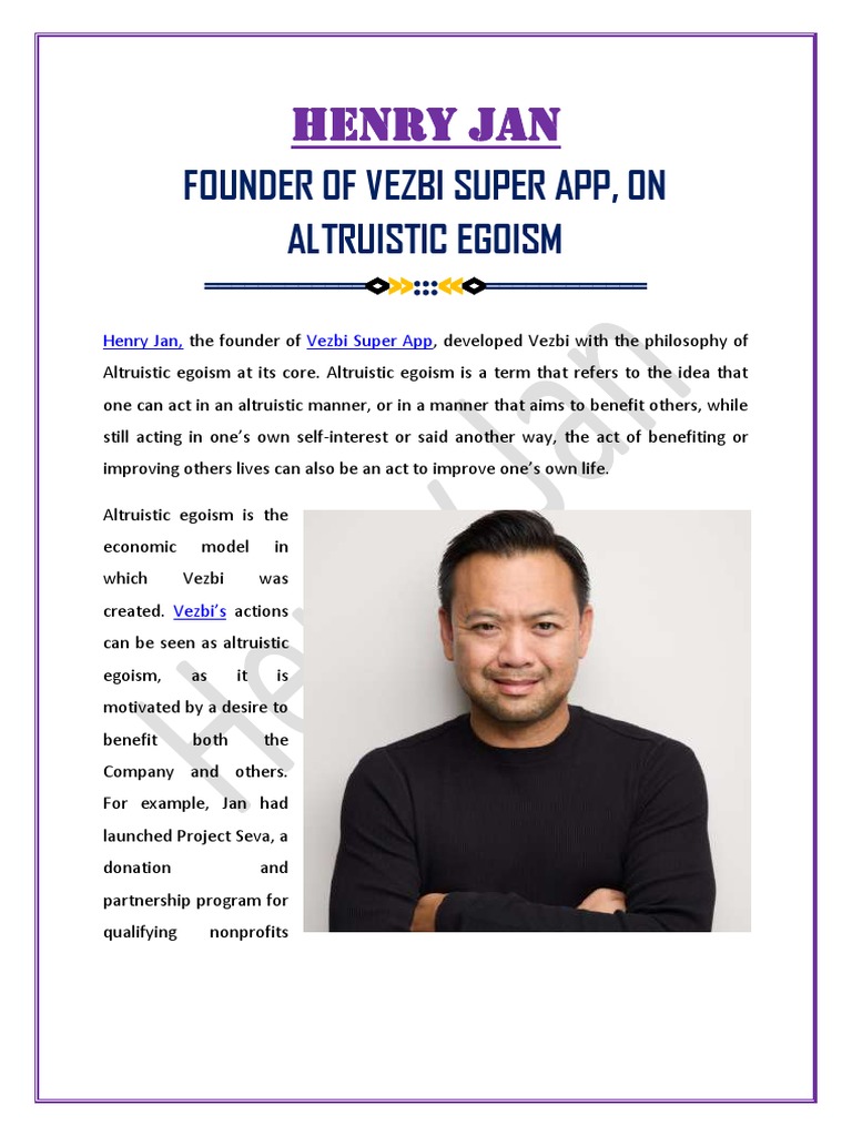 Vezbi App: Altruistic Egoism Model | PDF | Altruism | Psychological Egoism