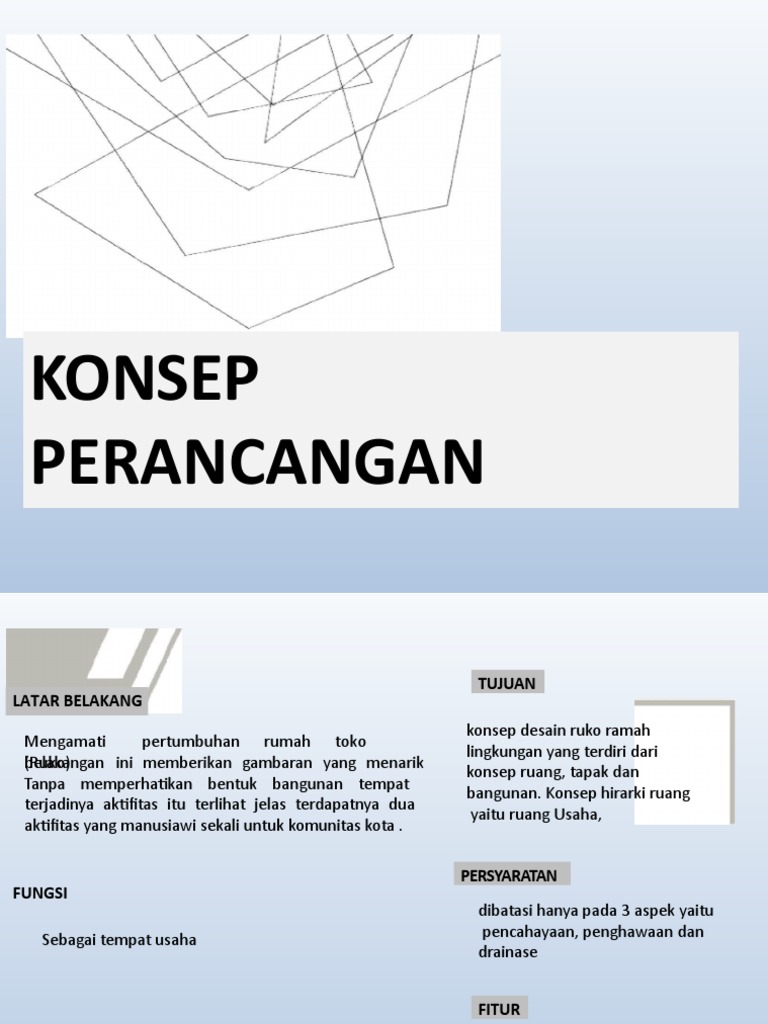 Konsep Rancangan | PDF