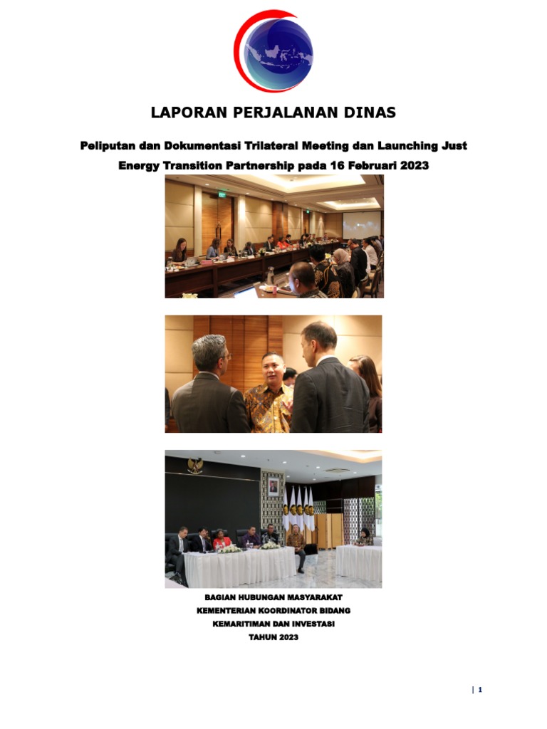 Peliputan Trilateral Meeting JETP 2023 | PDF