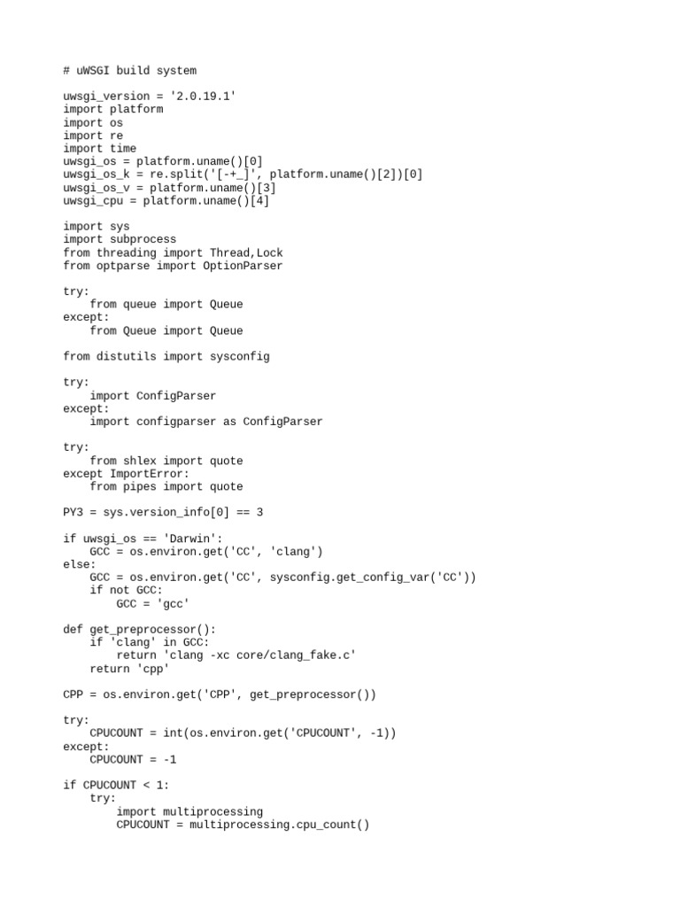 CDN Uwsgi | PDF | Computer Architecture | Computer Engineering CDN Uwsgi | PDF | Computer Architecture | Computer Engineering