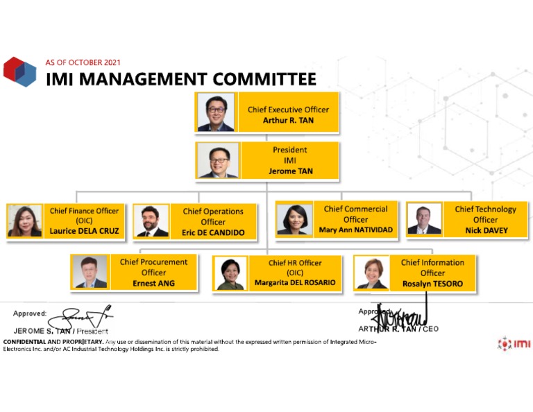2021 - IMI Organization Chart | PDF