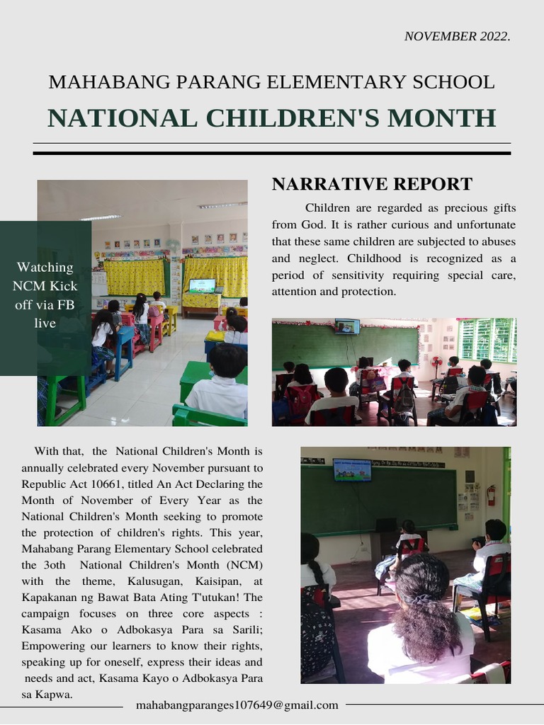 Mahabang Parang NCM Narrative 2022 | PDF