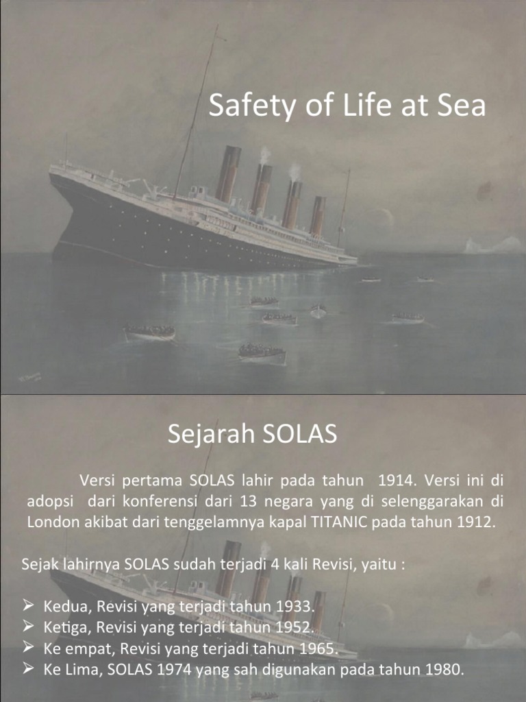 Hukum Maritim 10 Solas | PDF