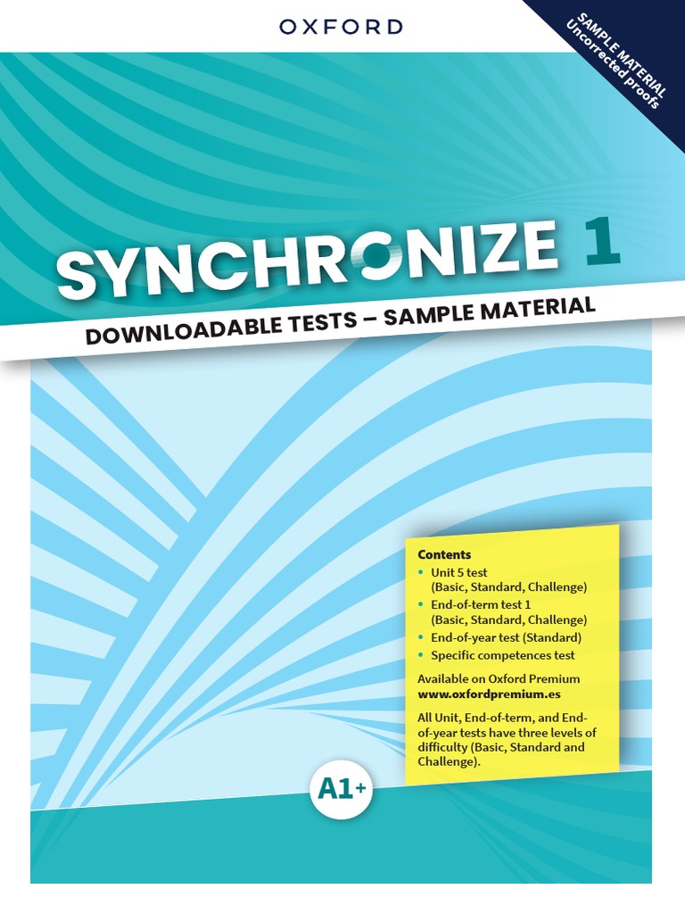 SYNCHRONIZE 1 Tests U5 | Download Free PDF | School Meal | Italian Cuisine
