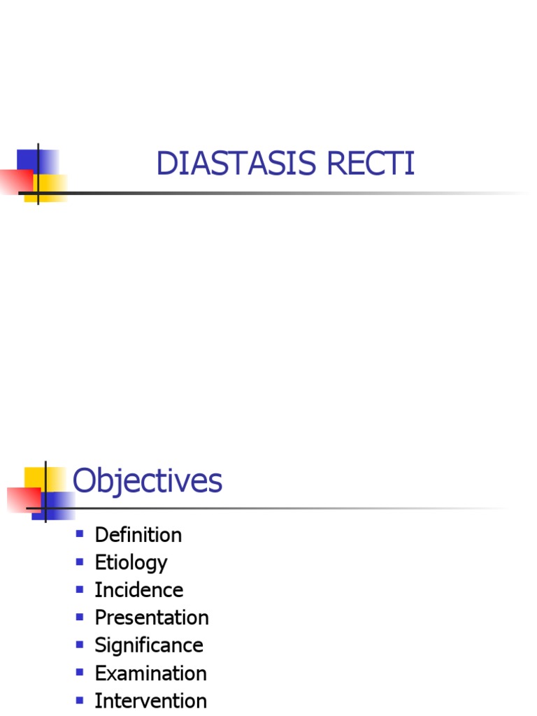 Diastasis Recti 1 | PDF | Abdomen | Medical Specialties