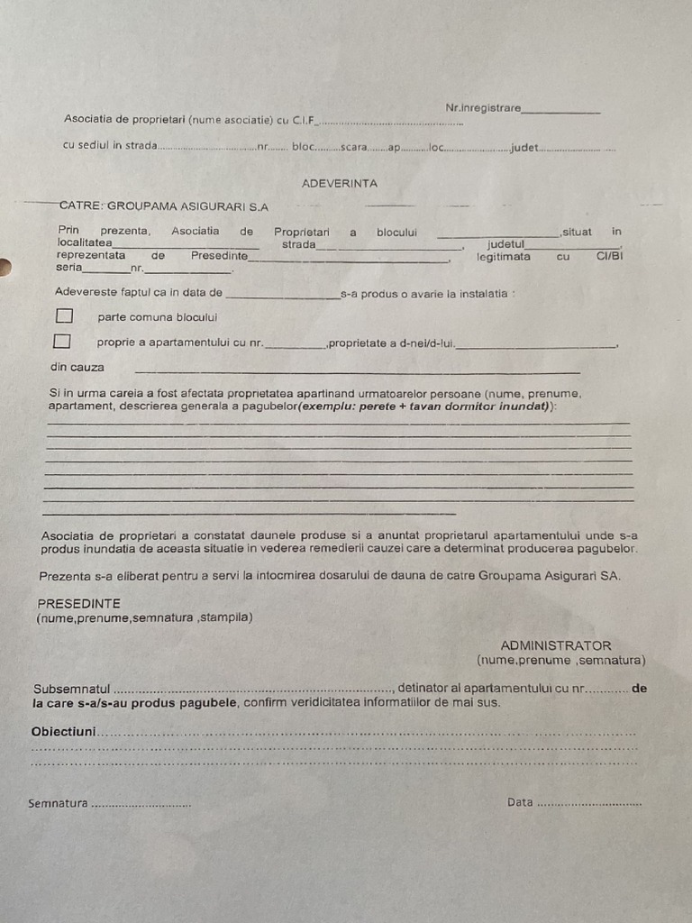 Adeverinta CA | PDF