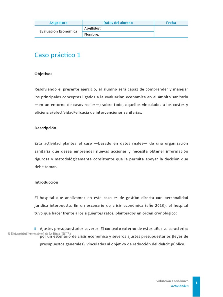 CASO PRÁCTICO No. 1 | PDF | Hospital | Radiología
