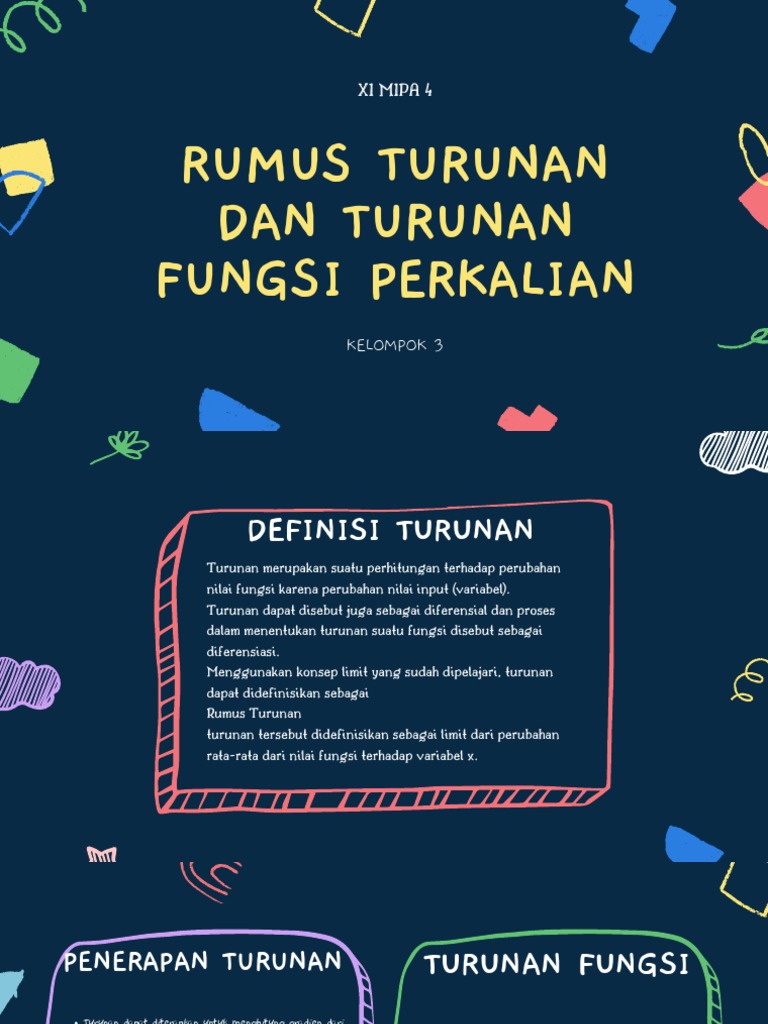 Rumus dan Penerapan Turunan Perkalian | PDF