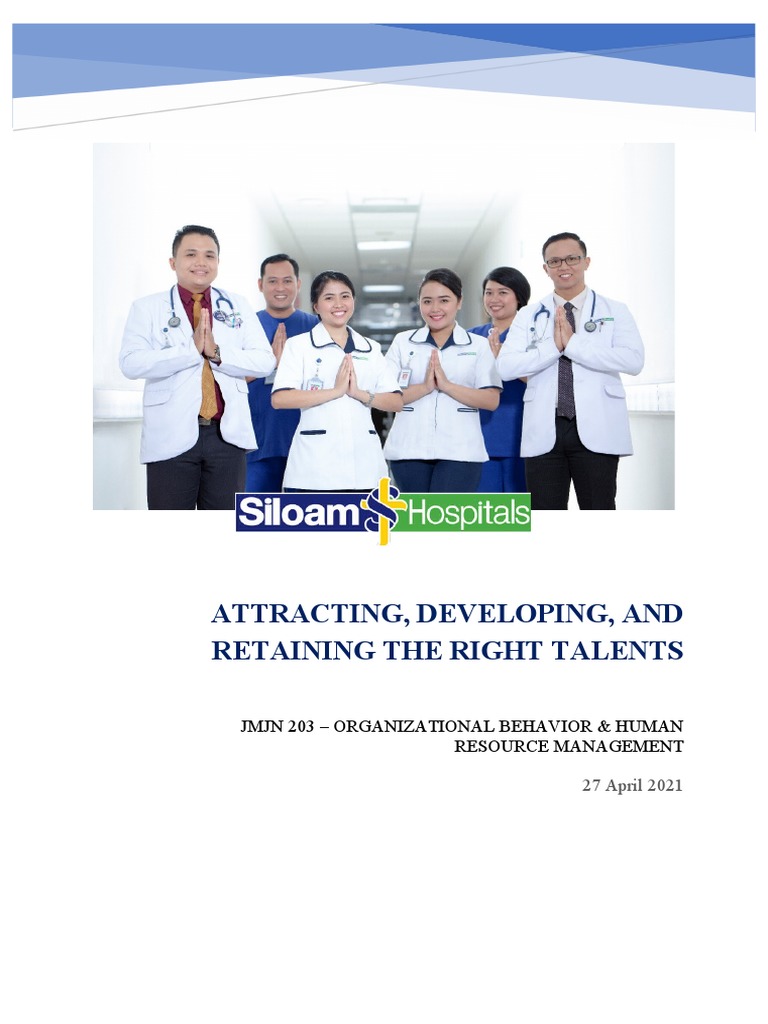 Attracting, Developing, and Retaining The Right Talents | PDF ...