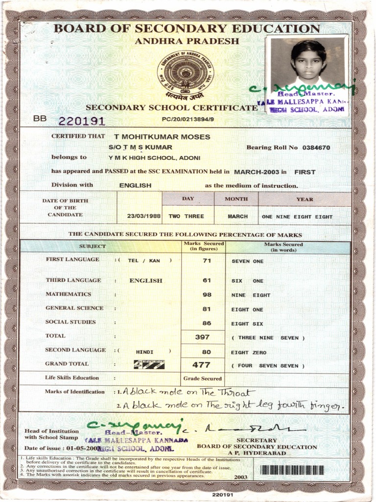 Getting a Secondary School Certificate | PDF | Educational Stages | Secondary Education