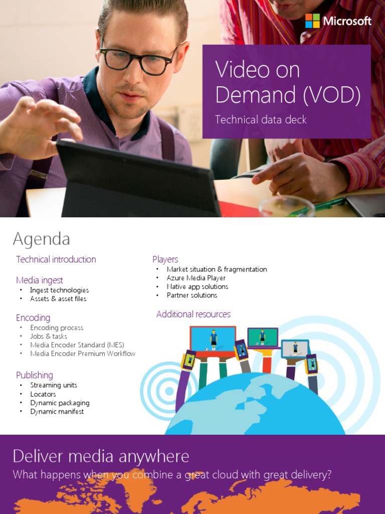 Video On Demand (VOD) : Technical Data Deck | PDF | Cloud Computing | Streaming Media