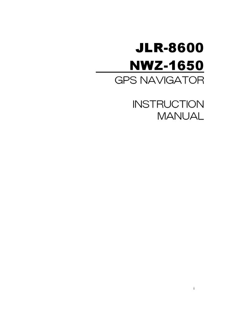 JRC JLR 8600 | PDF | Global Positioning System | Electrical Engineering