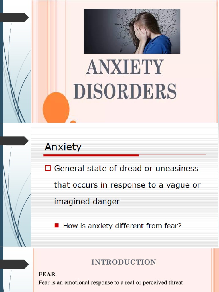 NCM 117 Midterm Week 12 Anxiety Disorders PDF | PDF