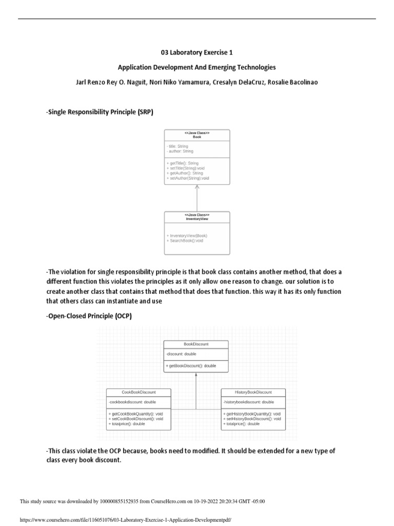 03 Laboratory Exercise 1 Application Development Pdf Pdf