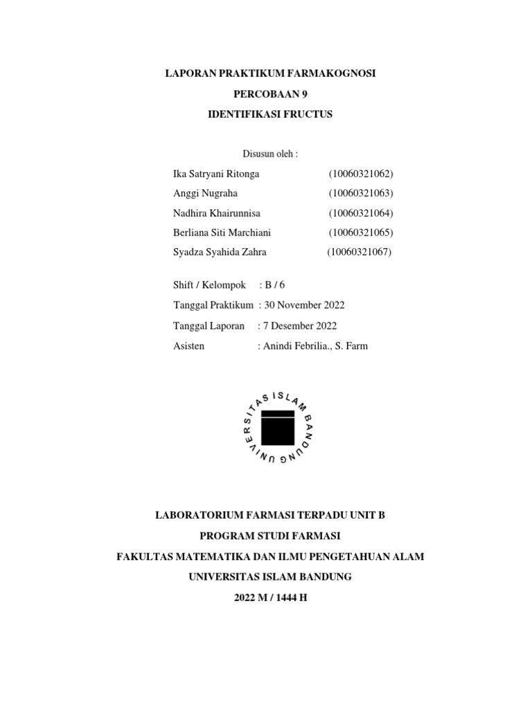 Identifikasi Fructus Lada Hitam | PDF | Griya & Taman